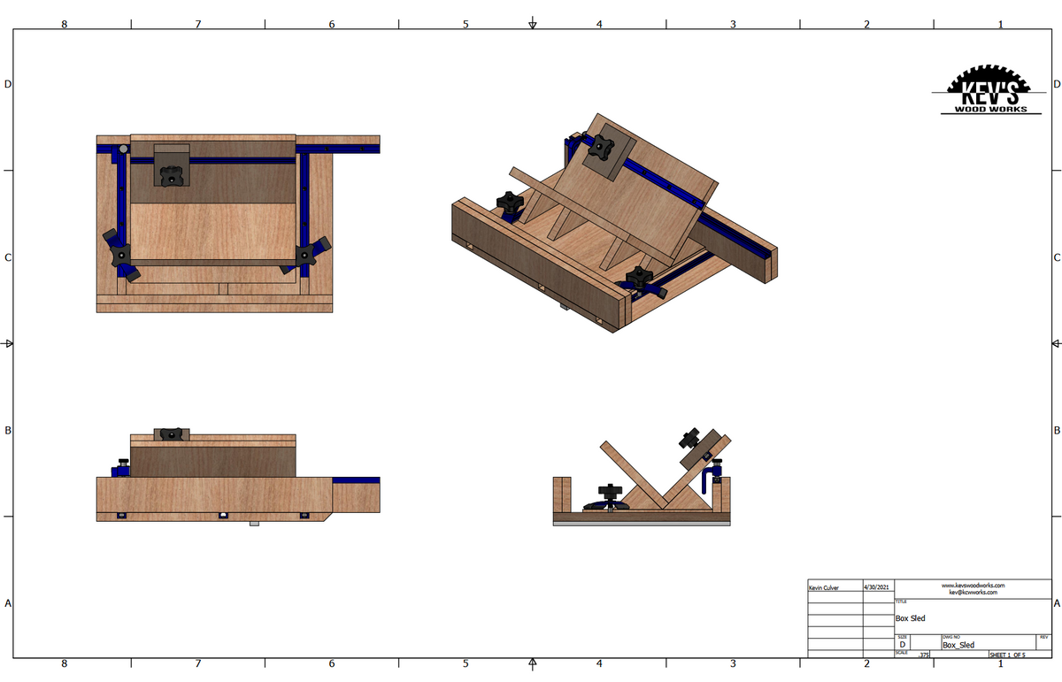 Small Box Sled Plan – Kevs Woodworks