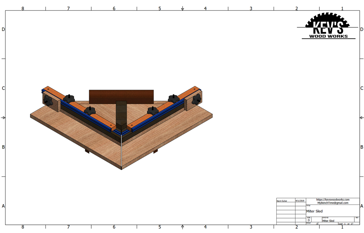 Miter Sled Designs Plan – Kevs Woodworks